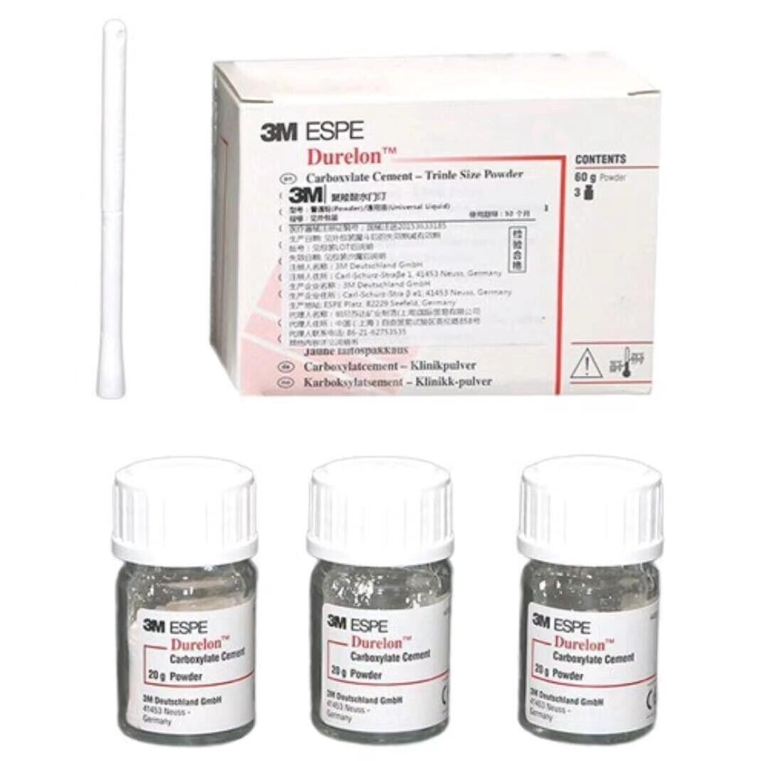 3M ESPE Durelon Triple Powder REGULAR Set，60g/3- 38236 | eBay