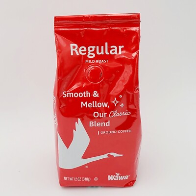 NEW Wawa Regular Mild Roast Blend SEALED Premium Coffee Ground 12 Oz ...