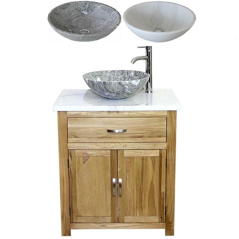 Bathroom Vanity Oak And Marble