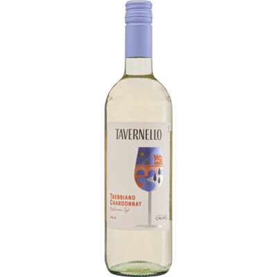 Tavernello Trebb Chardonnay lebendige Traube und Zitrusaromen 750ml ...