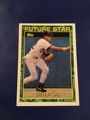 1994 Topps # 231 BENJI GIL Future Star Texas Rangers Set Break | eBay