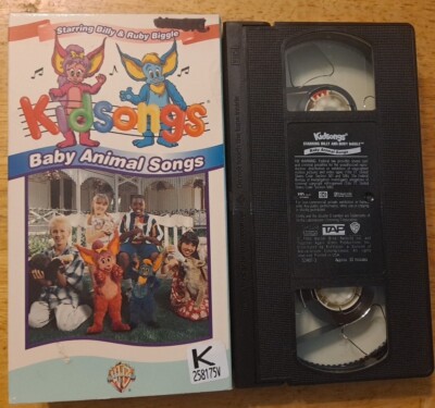 Kidsongs VHS *Baby Animal Songs* Kid Singing Dancing Billy Ruby Biggles ...