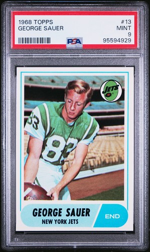 1968 TOPPS #13 GEORGE SAUER PSA 9 | eBay
