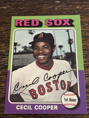 1975 TOPPS CECIL COOPER #489 RED SOX EX-MT OR BETTER | eBay