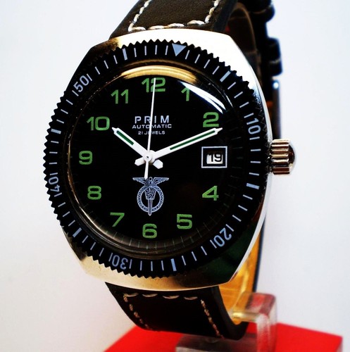 Czechoslovak Aviation MiG Pilot Watch PRIM Automatic 21 jewels Year ...
