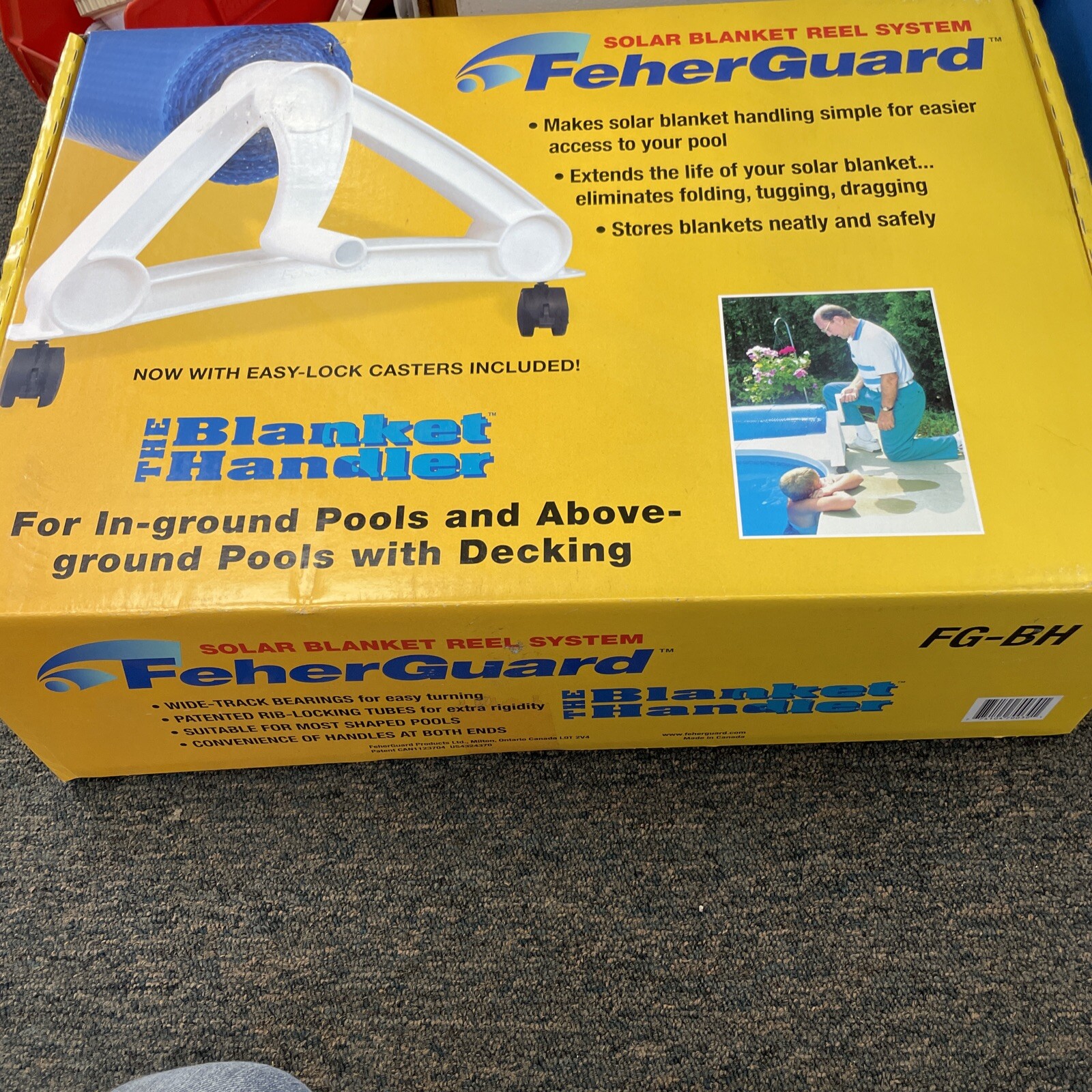 Feherguard solar cover reel, FG-BH, Pole Sold Separately | eBay