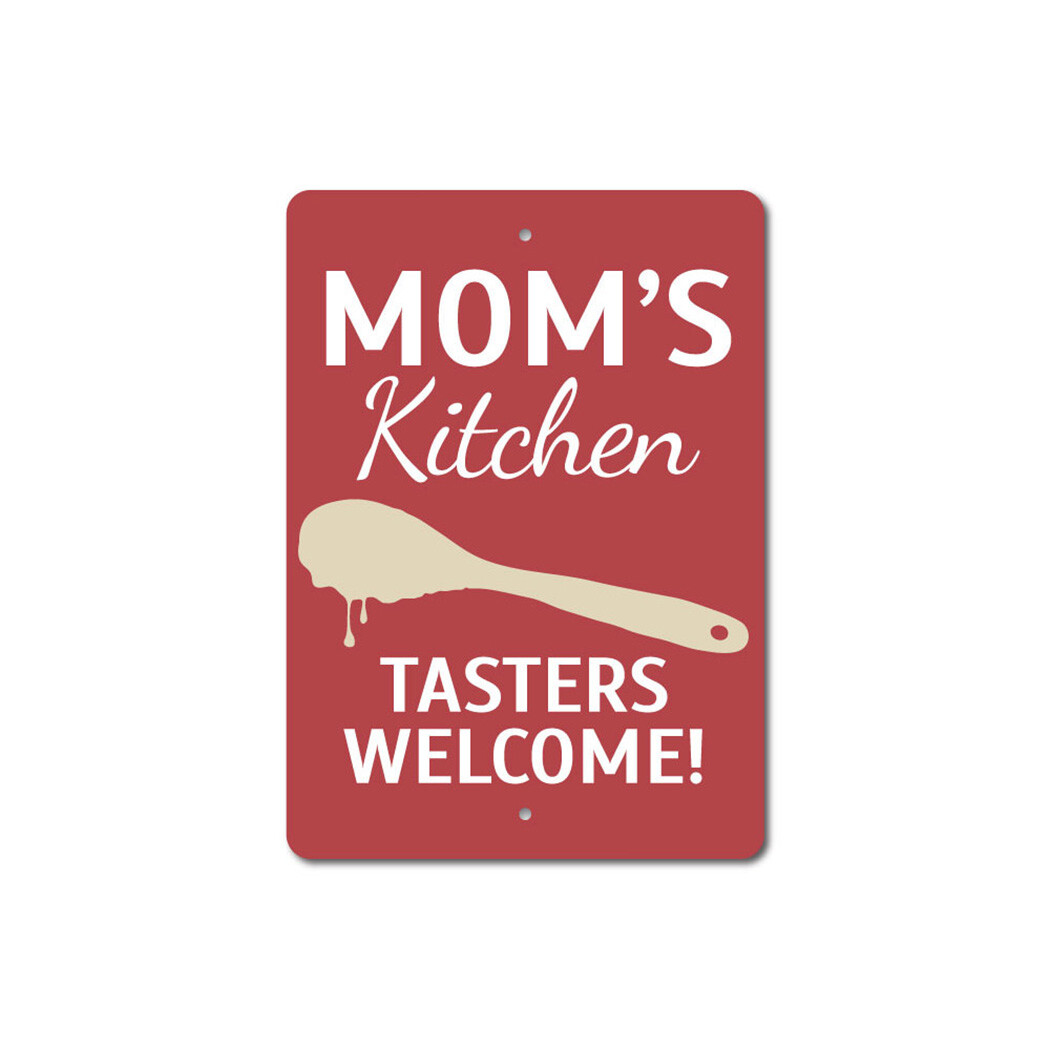 Custom Mom's Kitchen Sign Personalized Mother Mother's Day Cooking Mom ...