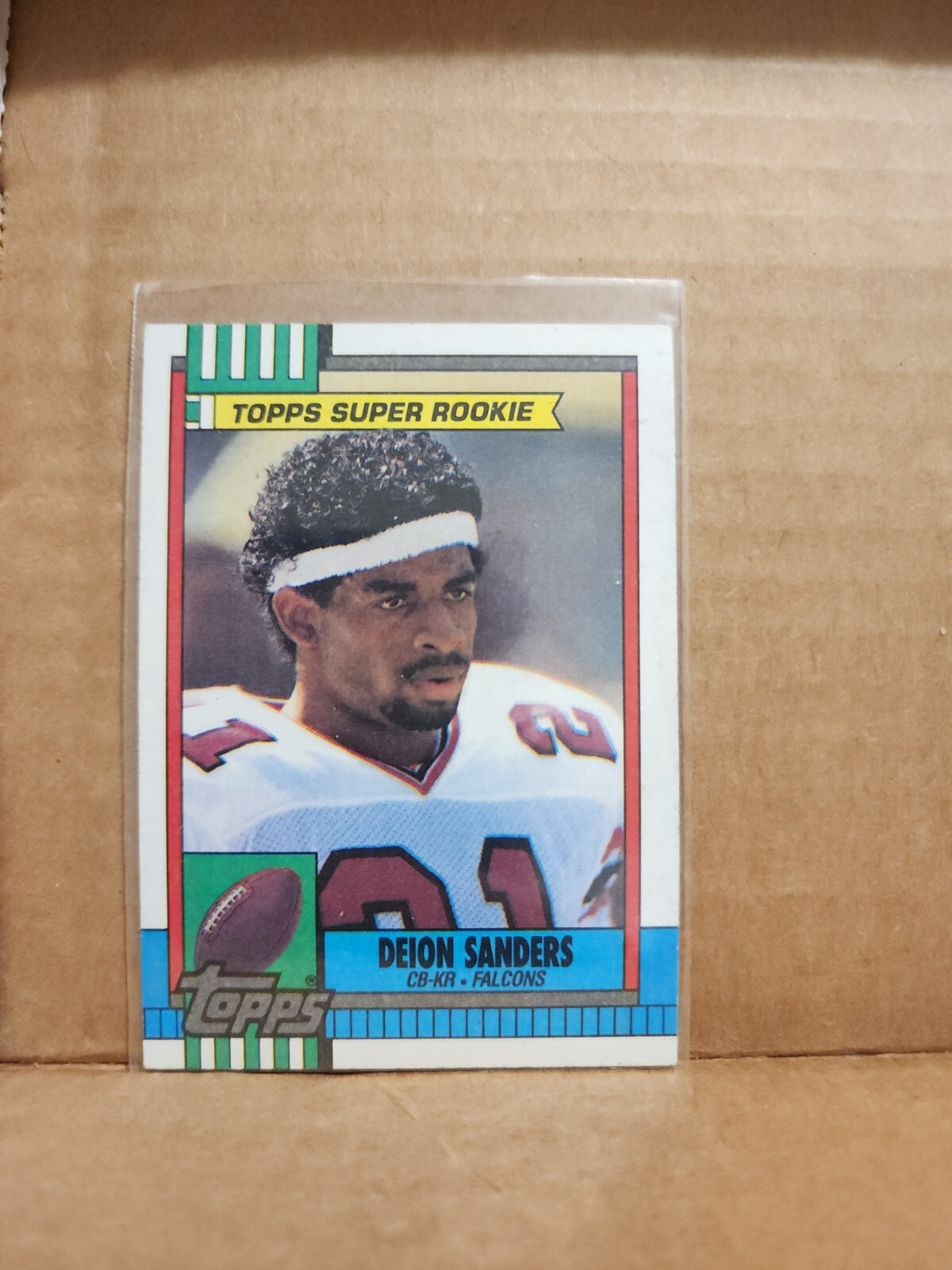 Deion Sanders Atlanta Falcons 1990 Topps Super Rookie RC Card #469 | eBay