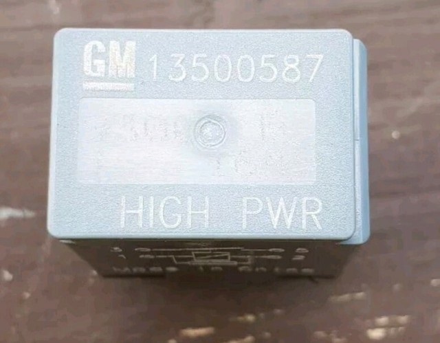 Vauxhall Opel Vectra Dark Gray Grey Relay GM High Pwr 13500587 13 500 ...