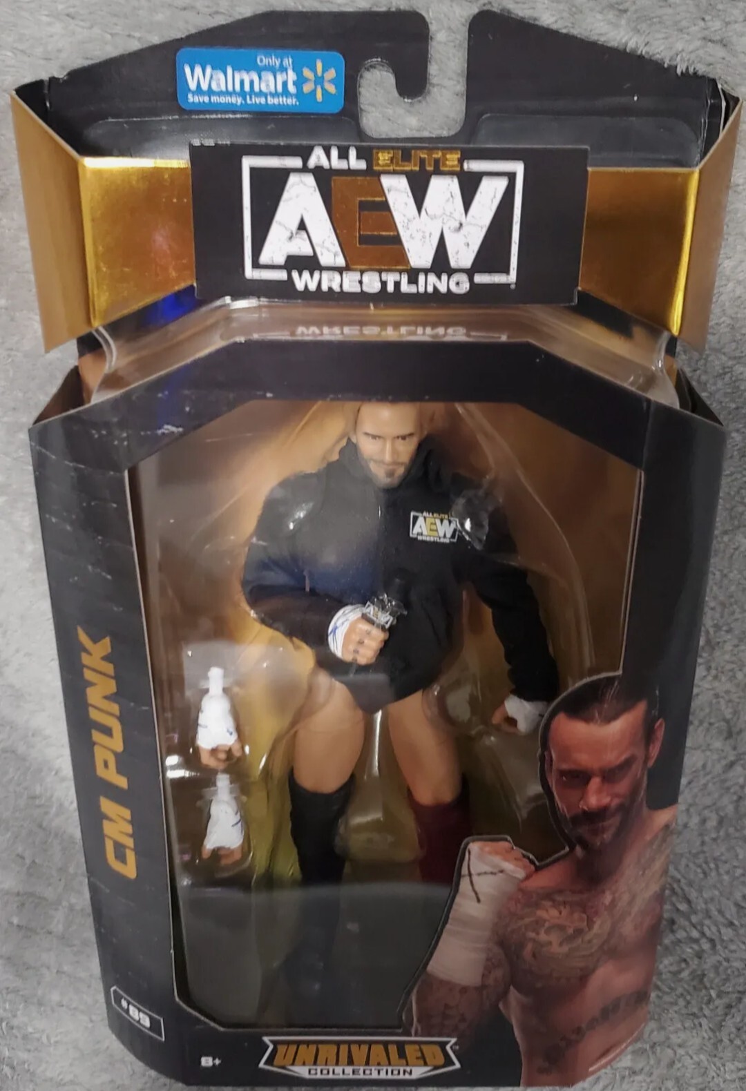 AEW - Unrivaled Collection #89 - Exclusive - CM PUNK - Action Figure ...