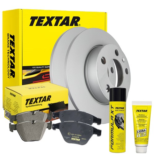 Textar Bremsensatz + CERATEC + Bremsenreiniger VW TOURAN 1T1 1T2 OHNE ...