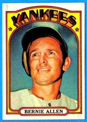 Bernie Allen 1972 Topps #644 (ex) New York Yankees | eBay