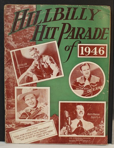 Hillbilly Hit Parade of 1946 Songbook Peer International VTG Sheet ...