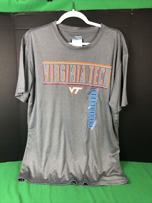 Captivating Virginia Tech Graphic Tee GREY LARGE | eBay
