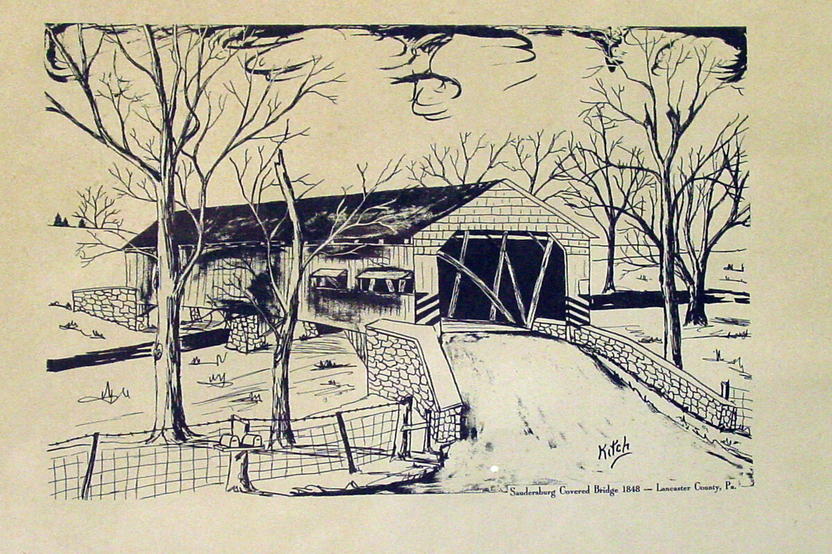 Covered Bridge Outline