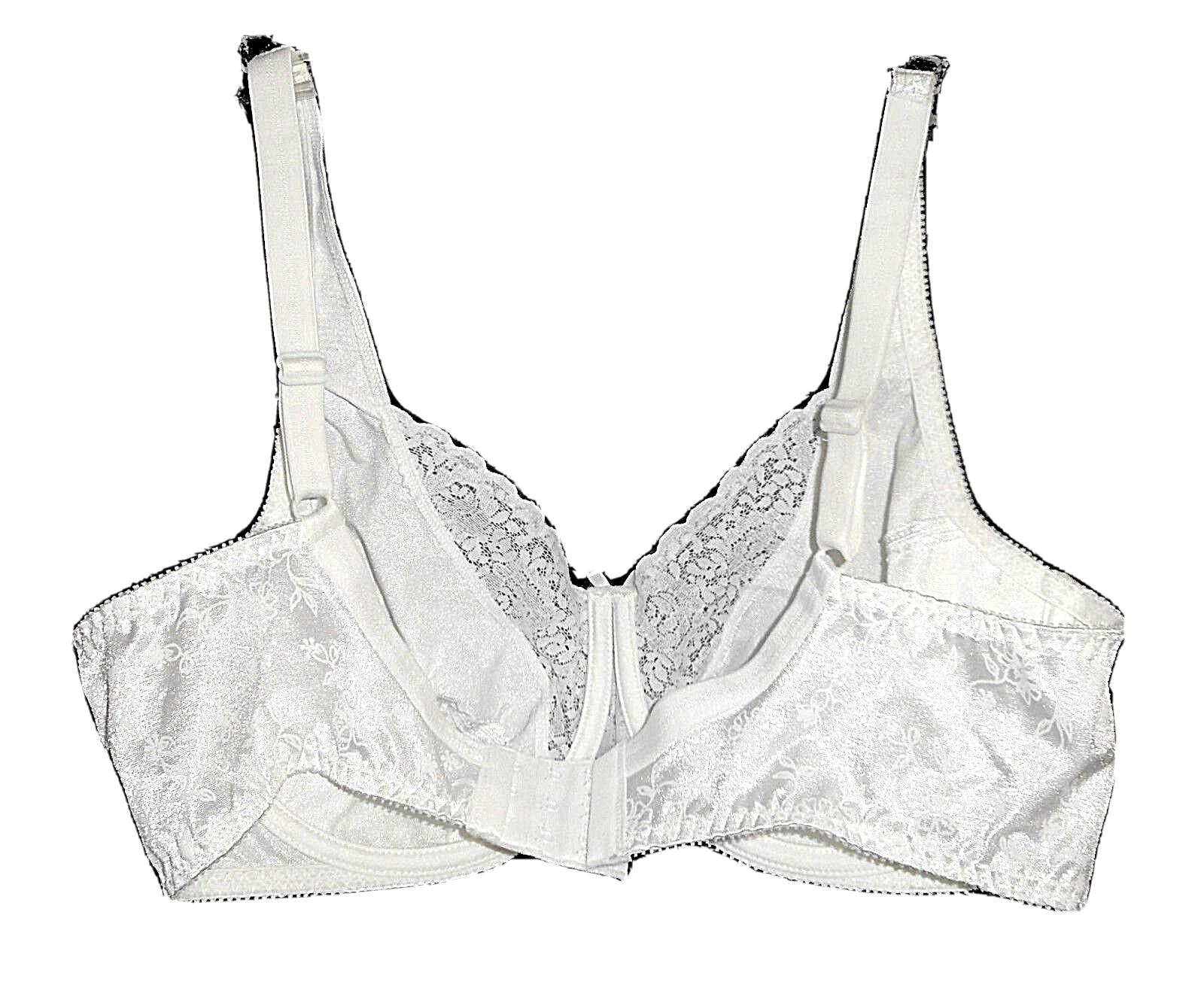 New Bra Playtex Secrets, Full-Figure Underwire Lace White US4422 MSRP ...