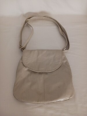 Gray Leather Crossbody Handbag By Latico | eBay