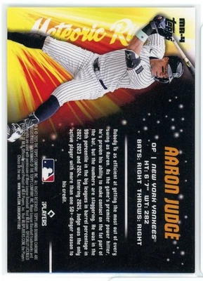 2025 Bowman Chrome Mega Box AARON JUDGE Meteoric Rise