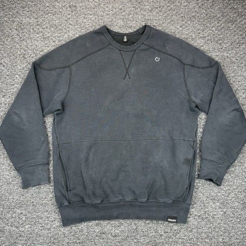 Origin Maine Sweatshirt Mens Large Black The Heavy Crewneck USA Thick ...