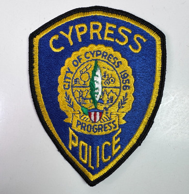Cypress Police California CA Patch O6 | eBay