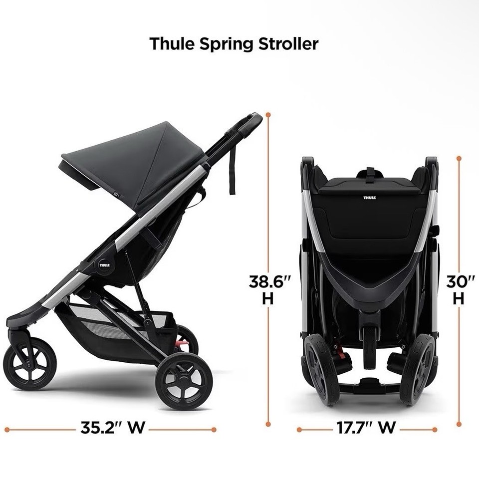 Thule Spring Compact Jogging Stroller (Shadow Grey) | eBay
