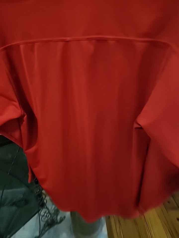 Nike Compression Shirt Men's XL Red Long Sleeve Gym Workout Dri-Fit Pre ...