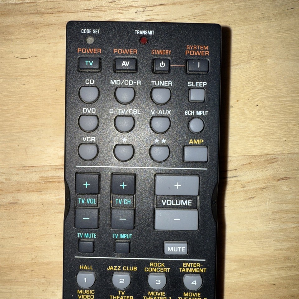 Yamaha Remote Control Controller RAV246 WA16410US - Genuine Oem - Black ...