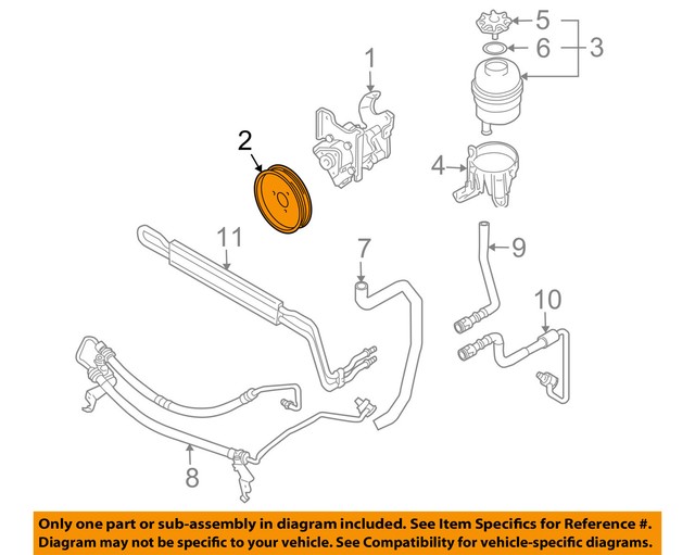 Genuine OEM Power Steering Pump Pulley for BMW 32427516848 for sale ...