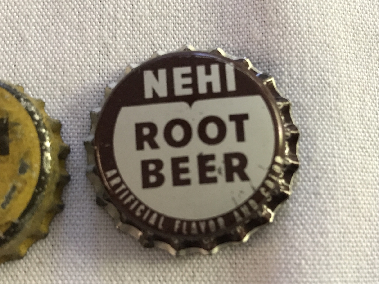 3 Different NEHI ROOT BEER Vintage Cork Lined Bottle Caps | eBay