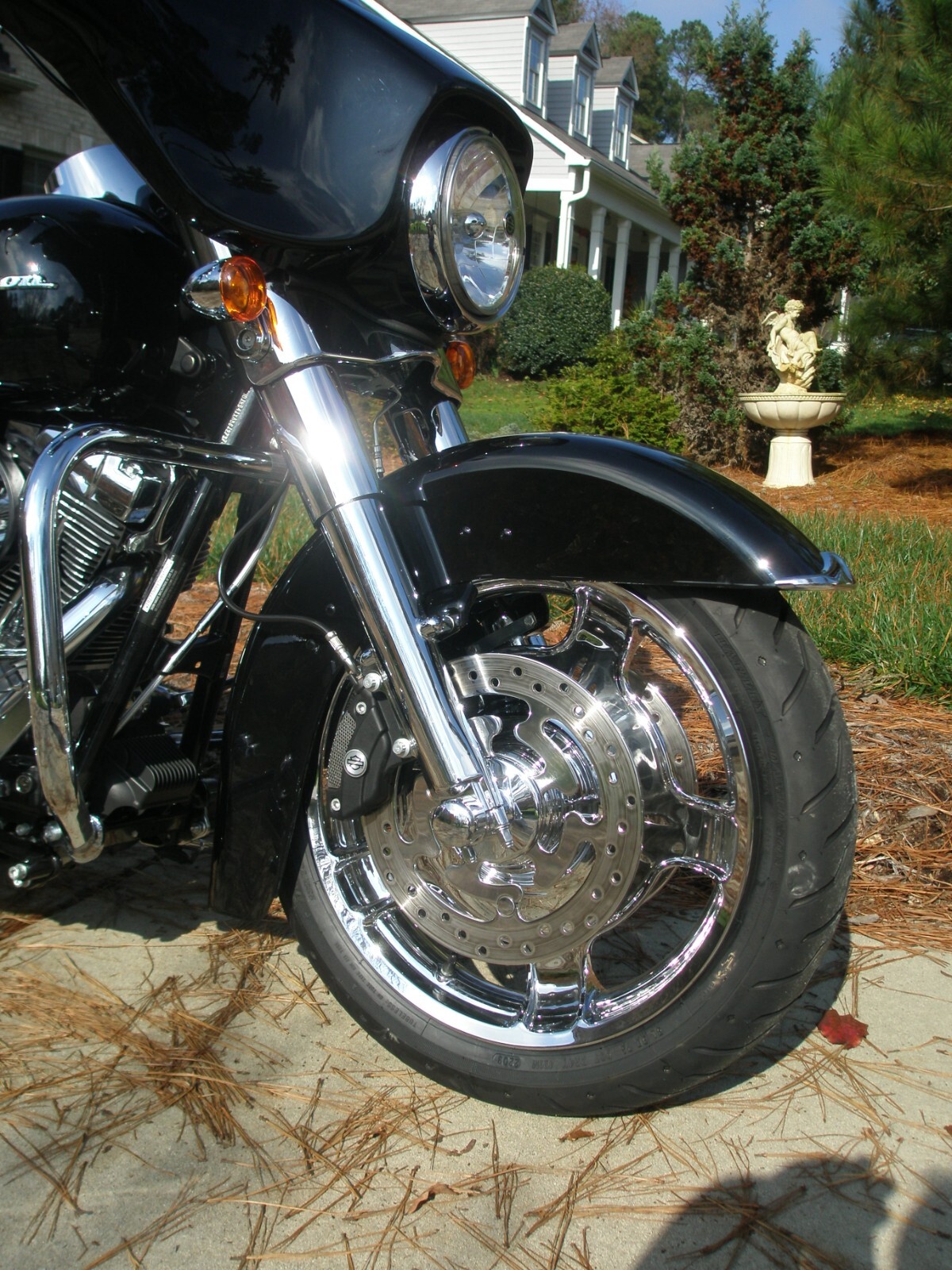 HARLEY ABS WHEEL SPACERS 2008 - 2013 TOURING MODELS * HIDES ROTOR BOLTS ...