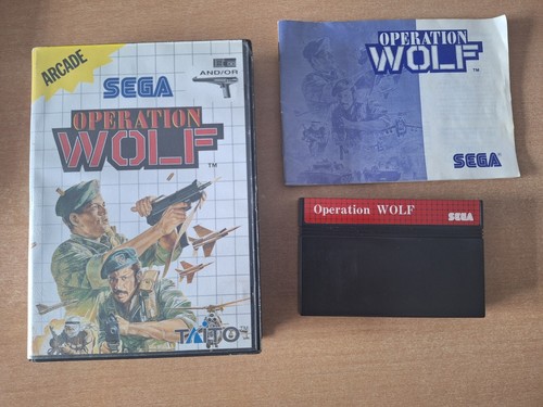 Operation Wolf Jeu Sega Master System Complet SMS PAL | eBay