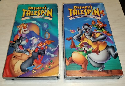 Disney Disney's Talespin VHS Lot of 2 - True Baloo & That's Show Biz ...