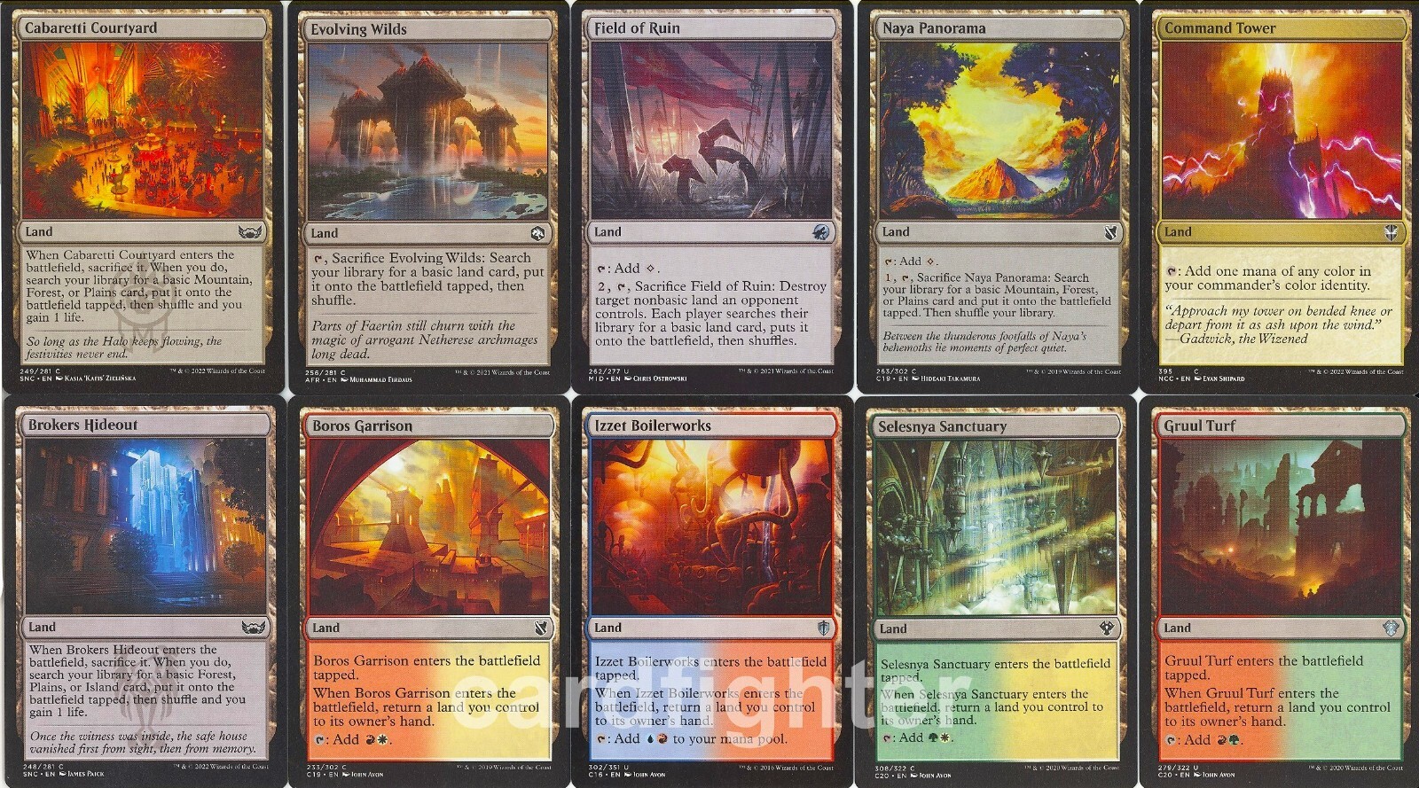 Custom Landfall Commander EDH Deck - Omnath, Locus of Creation - MTG | eBay