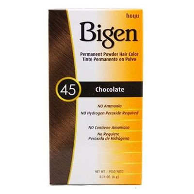Hoyu Bigen Permanent Powder Hair Color Gray Coverage 0.21oz #45 ...