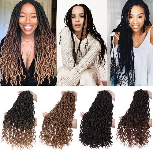 20 Inch Goddess Faux Locs Braids Hair Extensions for Braiding Dread ...