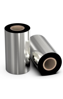 6 Wax Thermal Transfer Ribbon Zebra Printer 110mm x 450M 4.33" x 1476 ...