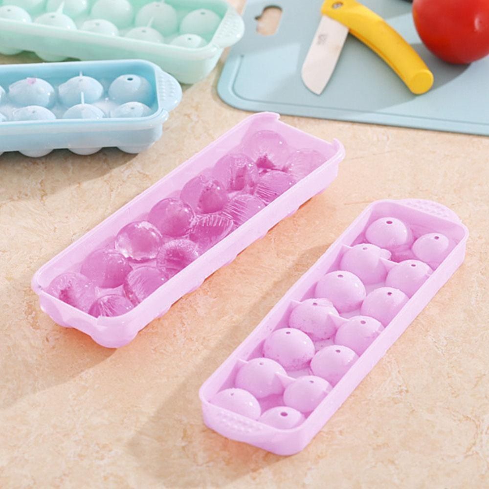 Round Ball Ice Tray Plastic Ice Cube Maker New Ice Making Mold | eBay