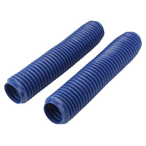 2x 360MM Blue Fork Dust Covers Gaiters Boots Shock Fit Motorcycle Dirt ...