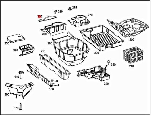 Genuine MERCEDES X204 GLK-CLASS X204 Insert 2046800097 | eBay
