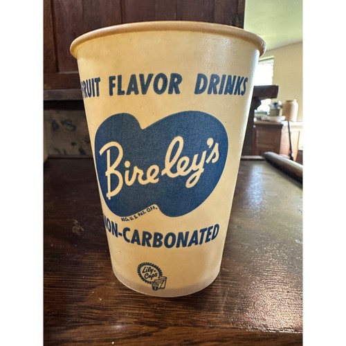 Vintage Bireleys Birely Fruit Drink Soda Paper Cup 3.75" | eBay