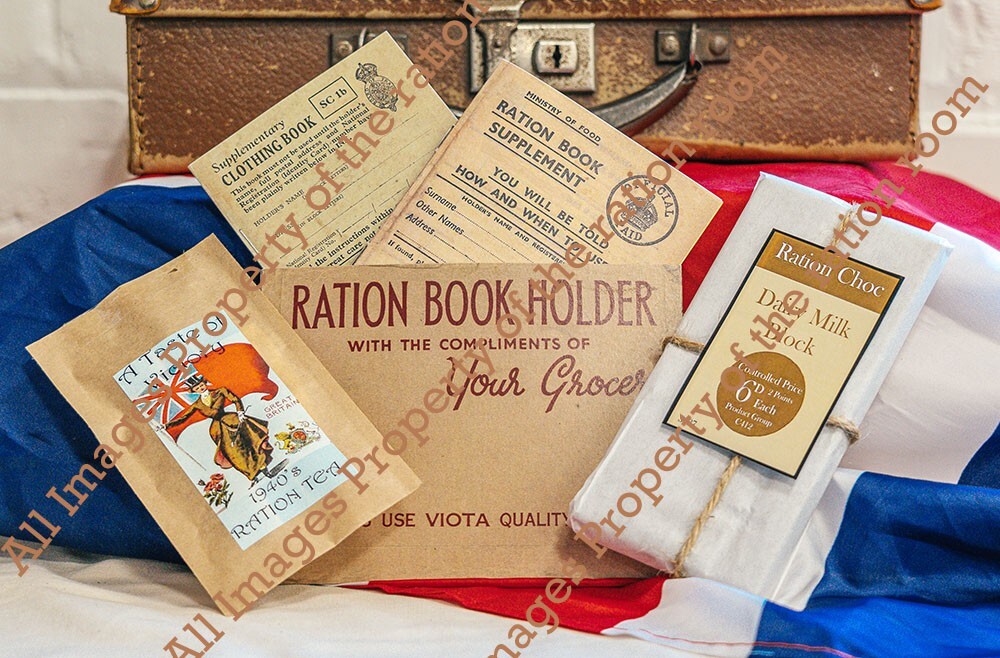 1940's WW2 wartime-Ration Books 1940s Tea- 1940s Milk Chocolate 5 Piece ...