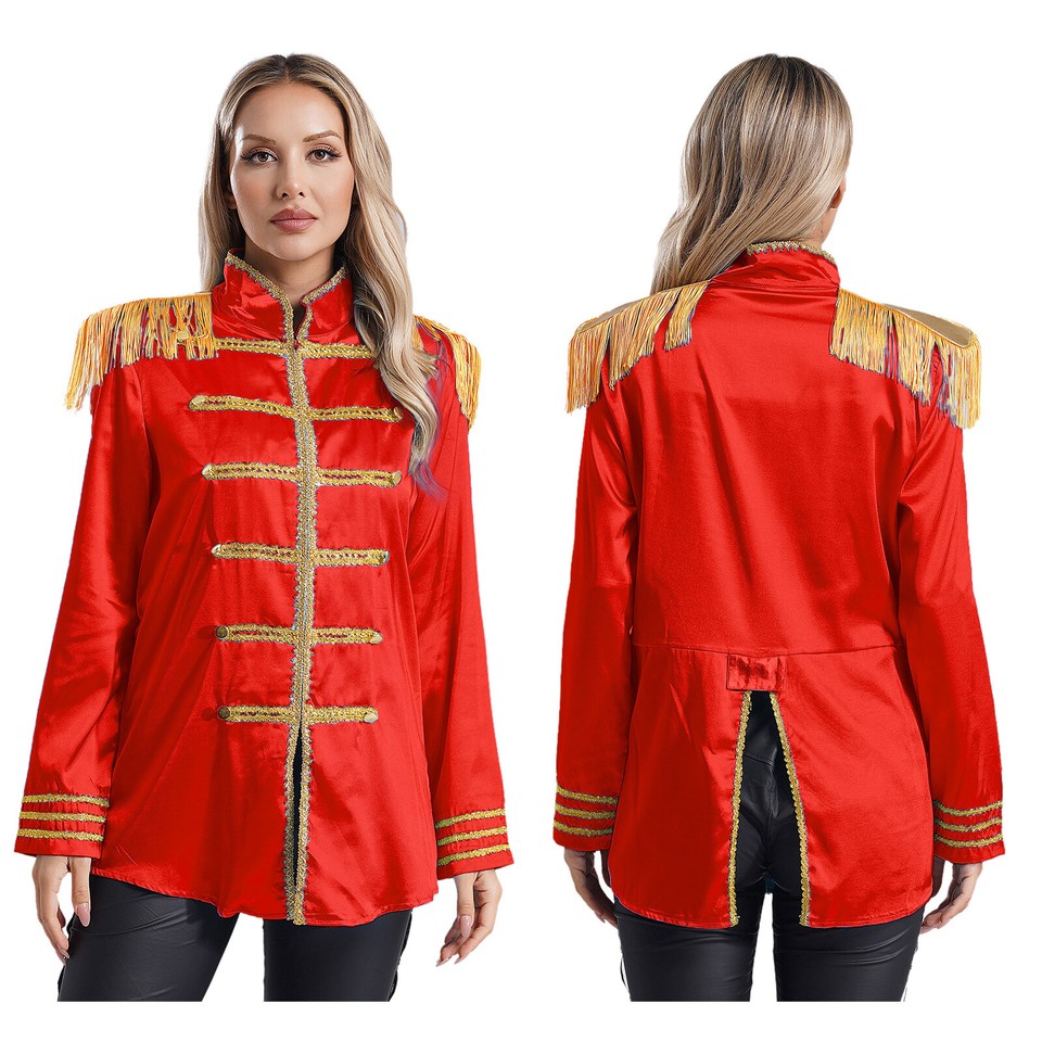 Damen Military Marching Band Drummer Music Festival Parade Jacke ...