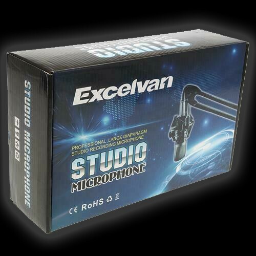 Excelvan BM-800 Condenser Studio Microphone Recording Mic With Shock ...