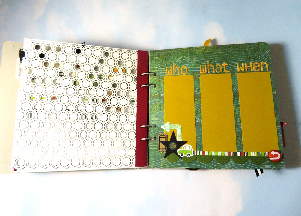 Handmade Travel Journal Scrapbook Mixed Media 19 Pages One Of A Kind 4 ...