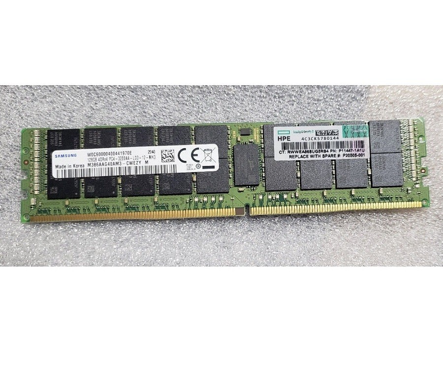 P06037-B21 P07652-B21 HPE 4DRx4 128GB DDR4 PC4-3200AA LRDIMM Server RAM ...