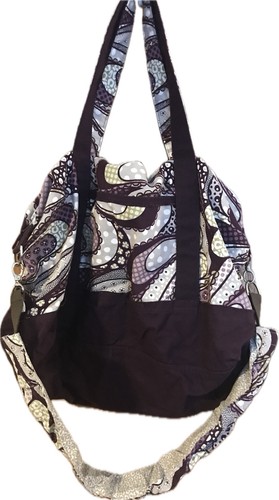 Thirty One 31 Retro Metro Weekender Tote W/ Shoulder Strap Purple ...