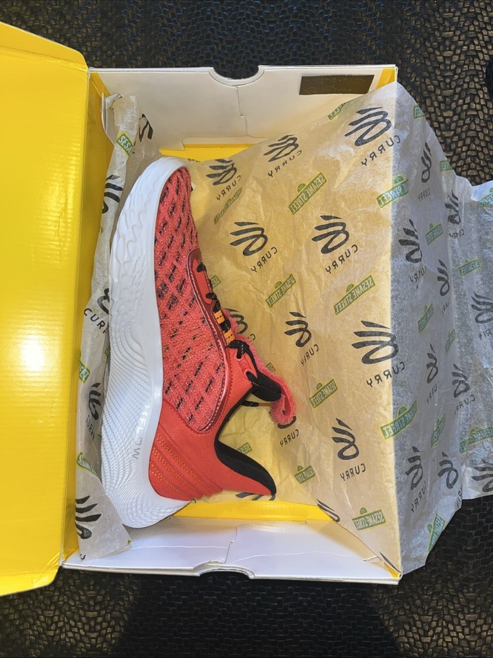 Steph Curry Sesame Street Unisex Elmo, Tennis Shoes Men’s 8 1/2 Women’s ...