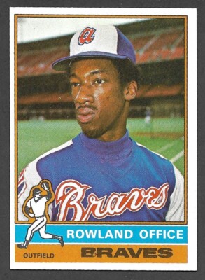 1976 TOPPS #256 Rowland Office ATLANTA BRAVES EX-MINT+ A | eBay