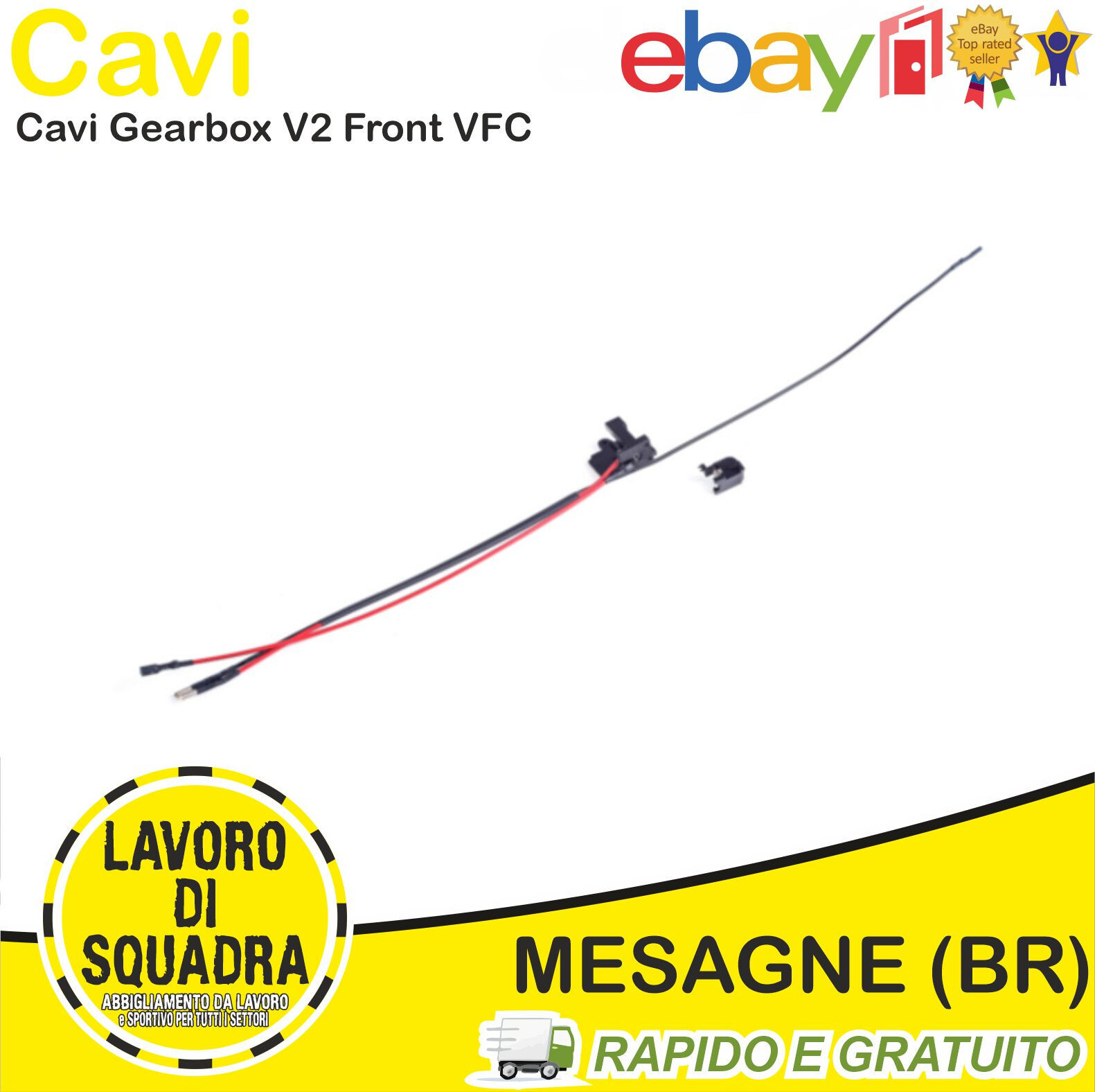 Gearbox Switch Set Cables Front VER.2 Baby M4 Vfc - Vega Force Company ...