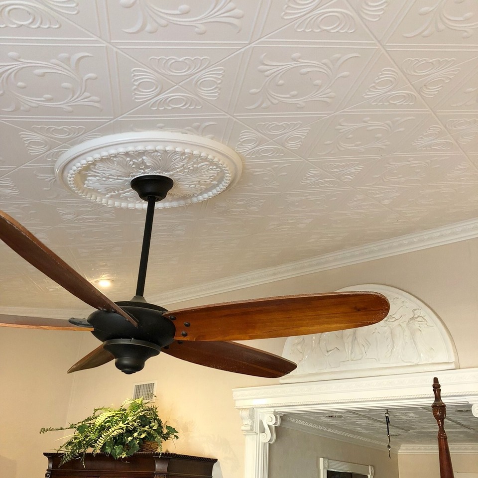 Tin-Look Ceiling Tiles Easy Installation - Anet R2W Anet Wreath | eBay